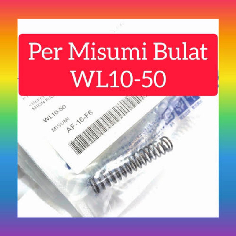 Jual Per misumi bulat WL Panjang 5cm od10 - mizumi bulat WL 5cm od10mm | Shopee Indonesia