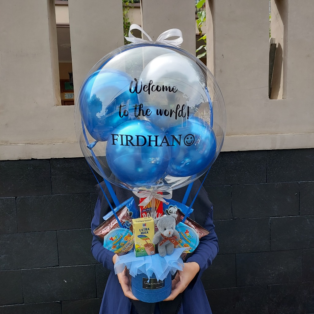 Jual Bucket Balon Snack Buket Snack Wisuda Hadiah Ulang Tahun Catsaurus ...