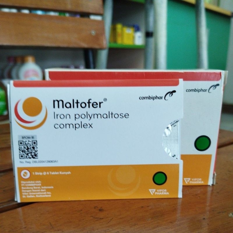 Jual Maltofer Tablet Kunyah Tambah Darah - 1 strip isi 6 tablet ...