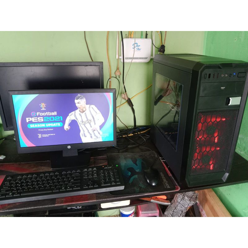 Jual pc fulset core i5 4590/vga gtx 750ti 2gb ddr5/ssd /hardisk/monitor ...