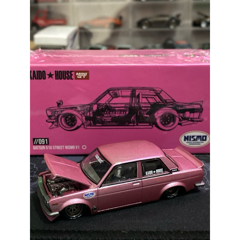Jual Mini GT x Kaido House Datsun 510 Street Nismo V1 091 Pink UNSEALED ...