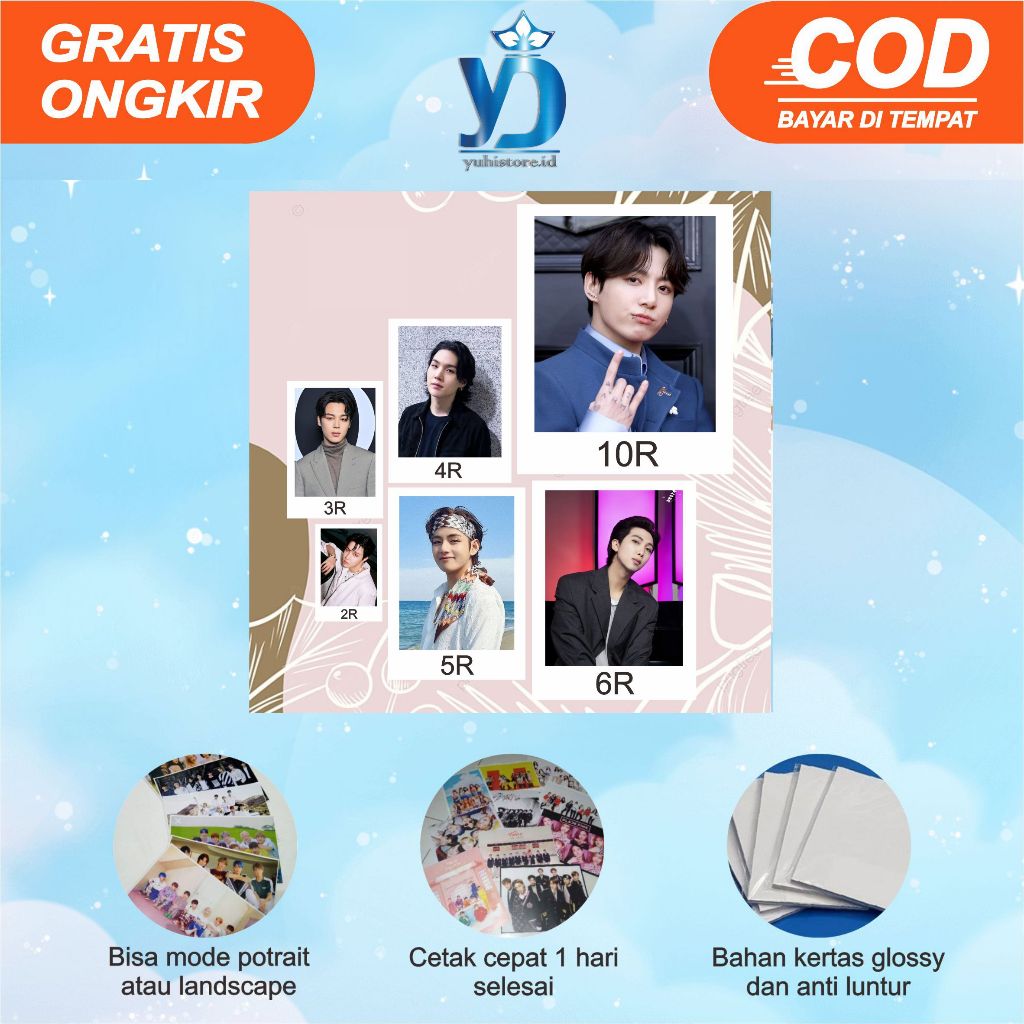 Jual yhs.id NH33 "COD" Cetak Cepat Foto Polaroid 3R 4R 5R 6R 8R 10R | Shopee Indonesia
