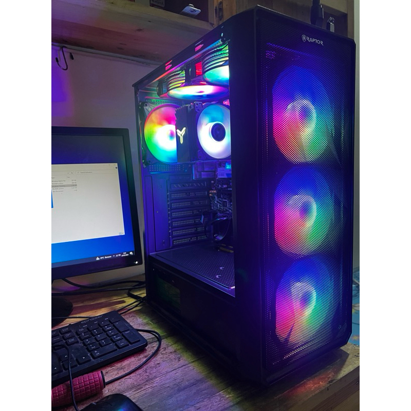 Jual PC Gaming Fullset Intel Core i3-12100F RAM 16GB SSD NVME.M2 256GB VGA 4GB Monitor 24 inch ...