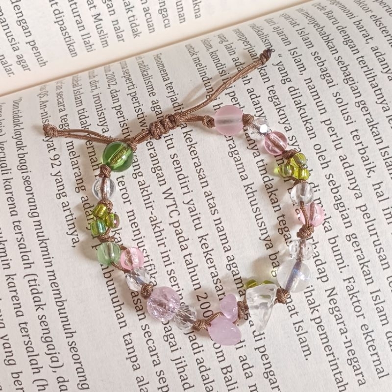 Jual CHERRY BLOSSOM BRACELET - GELANG TALI CHERRY - GELANG AESTHETIC ...