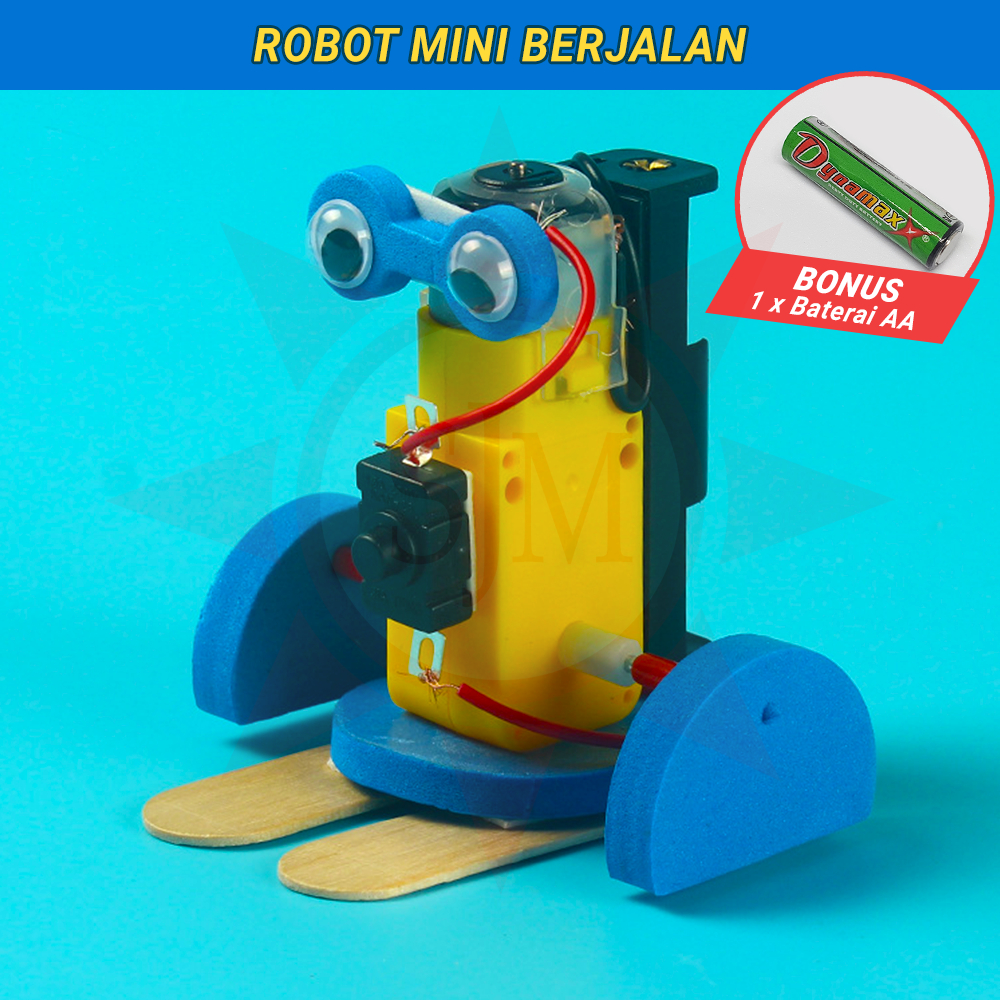 Jual Rangkaian Paket DIY Robot Mini Berjalan / Merangkak Minion Buatan ...