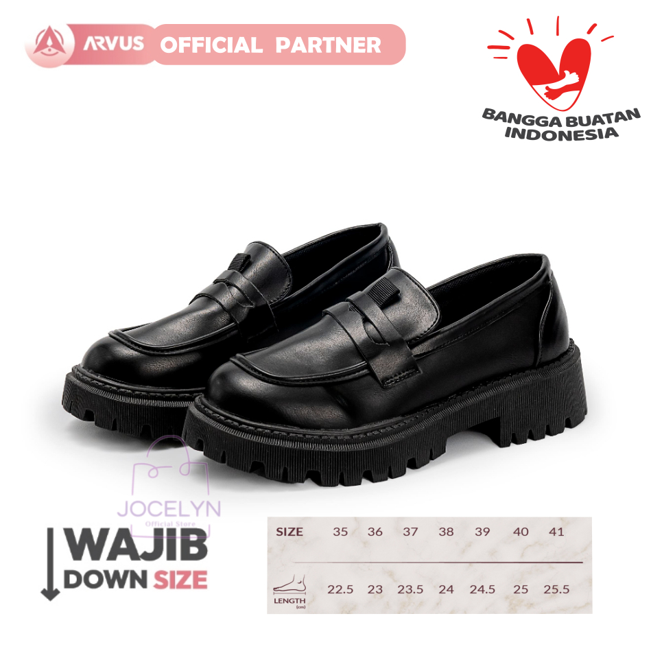 Jual ARVUS Ivara Loafers Shoes - Sepatu Fashion Slip on wanita warna ...