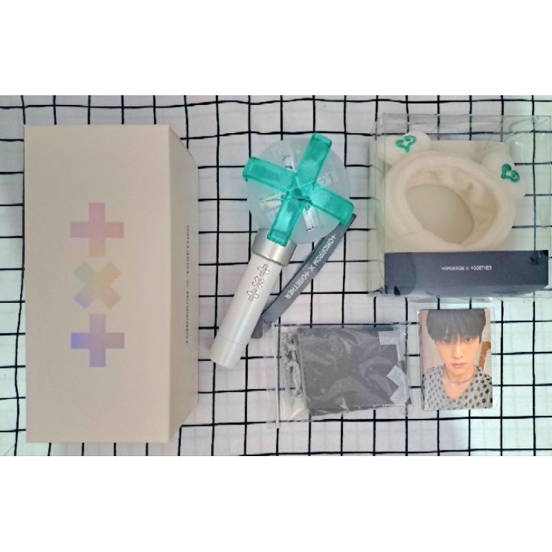 Jual TXT official light stick moabong V2 + official cover | Shopee ...