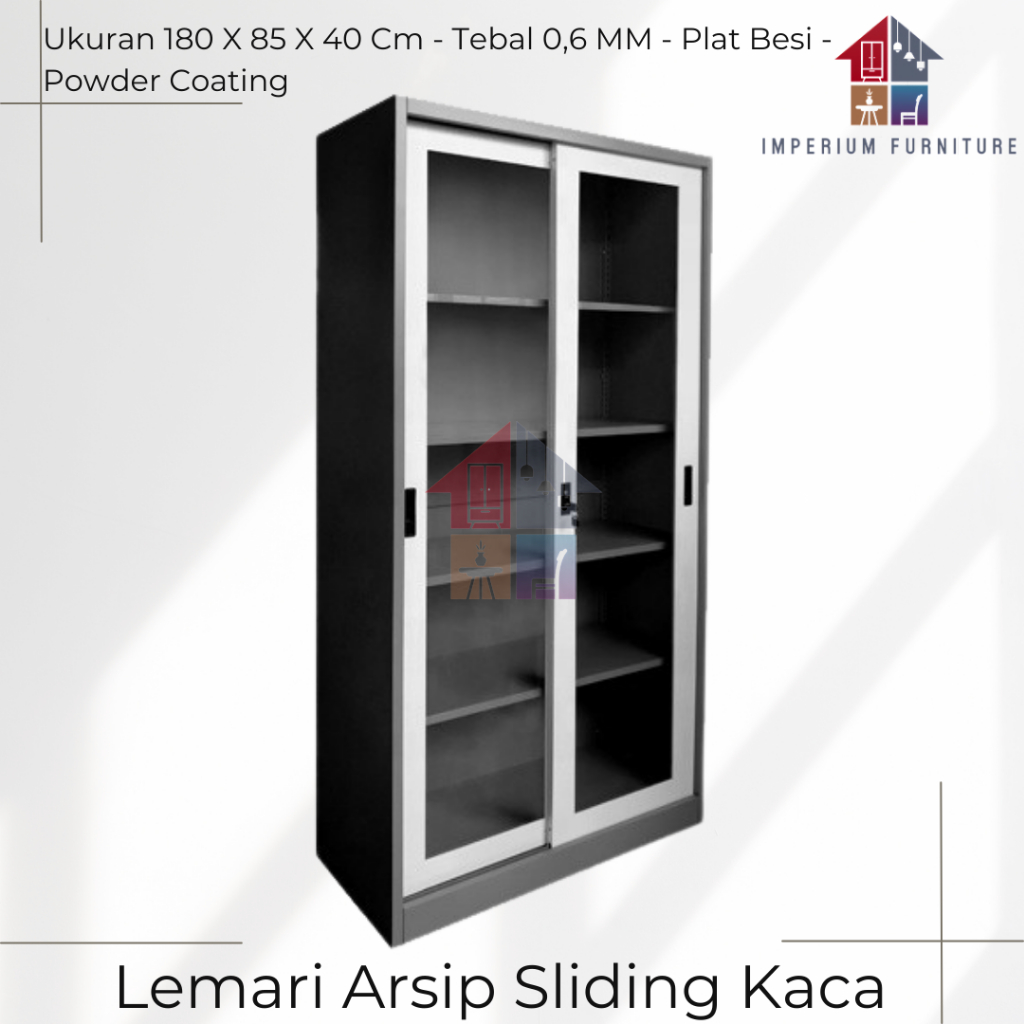 Jual Lemari Arsip / Lemari Arsip Kaca / Lemari Arsip Besi / Lemari File ...