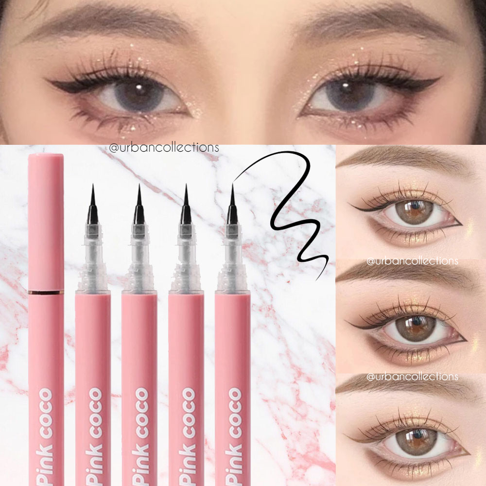 Jual PINK COCO Eyeliner Tipis Super Thin Eyeliner Tajam Sharp Eyeliner ...