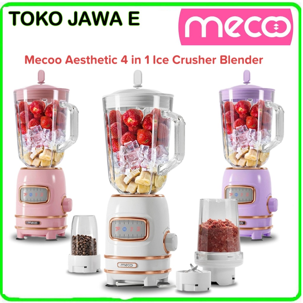 Jual BLENDER MECOO 4IN1 MULTI FUNGSI Ice Crusher Blender 300 Low Watt ...