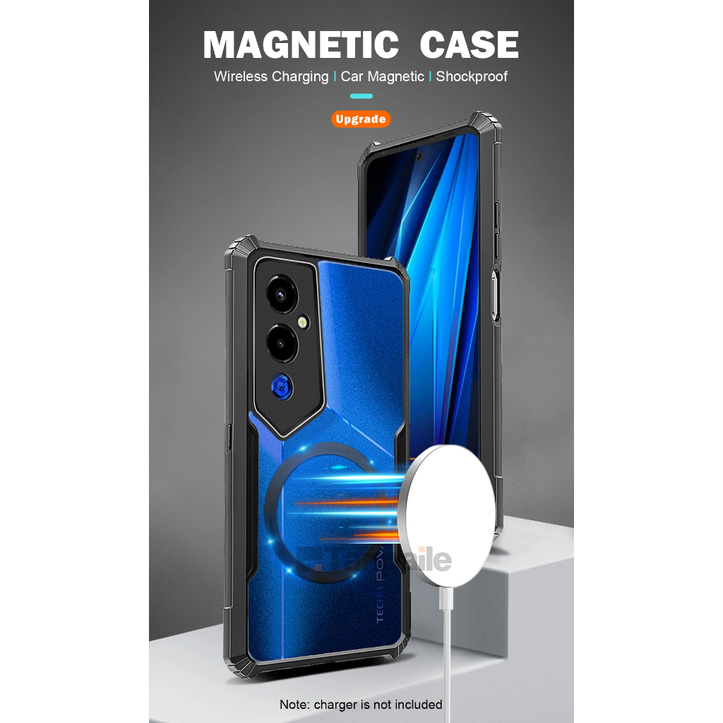 Jual Case Tecno POVA 4 4 PRO MAGSAFE Beatle KORI Series Bumper Magnetic ...