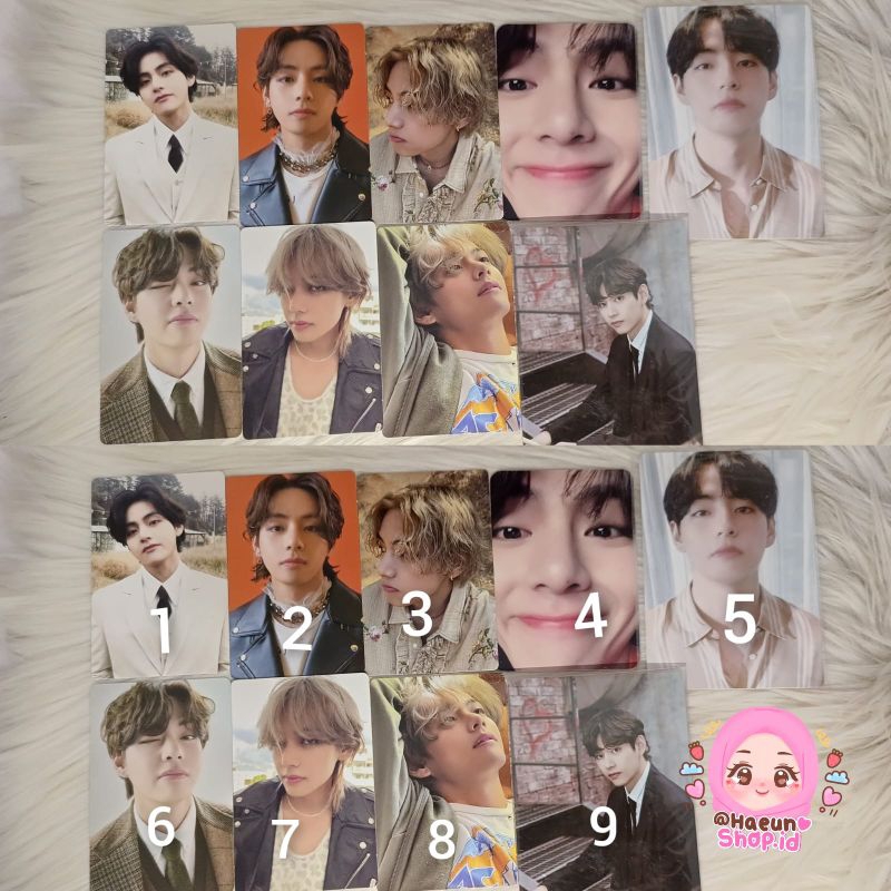 Jual [OFFICIAL] Photocard Album Photobook Kim Taehyung /V BTS/KPOP/Boygroup/Layover/Taehyung ...