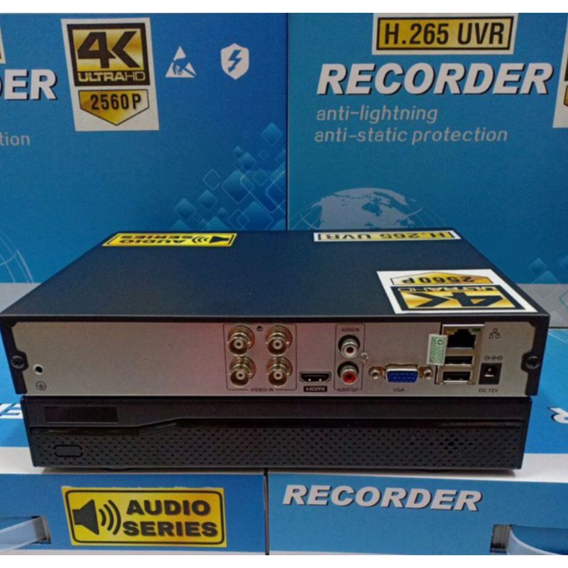 Jual DVR 4 CHANNEL 8 CHANNEL 16 CHANNEL AUDIO SERIES RESOLUSI 4K 2560P ...