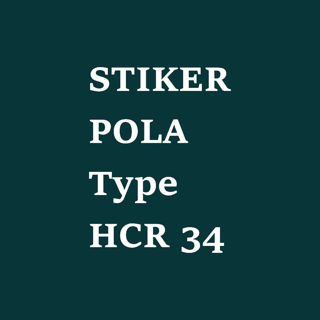 Jual Stiker Pola HCR 34 5 | Shopee Indonesia