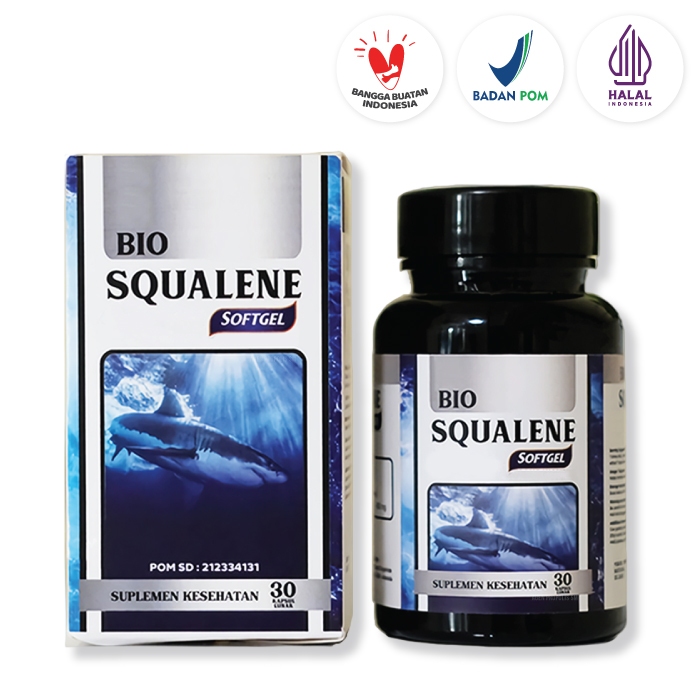 Jual BIO SQUALENE Fish Lever Oil Ekstrak Minyak Hati Ikan Hiu Omega 3 6 ...