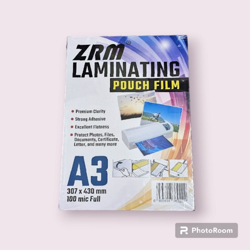 Jual Laminating ZRM A3 100 MIC (100 Pc) | Shopee Indonesia