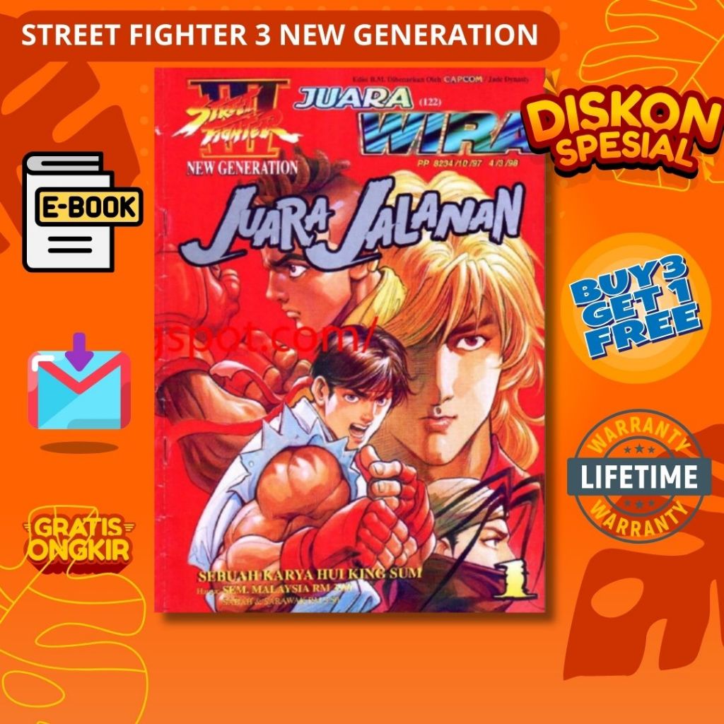 Jual Komik Digital Street Fighter 3 New Generation Juara Jalanan Full ...