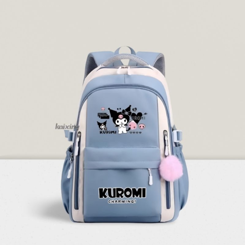Jual Tas Ransel Kuromi Tas Anak Sekolah SD SMP Kuromi terbaru Multifungsi | Shopee Indonesia
