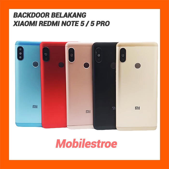 Jual TUTUP BELAKANG BATERAI BACKDOOR / BACKCOVER XIAOMI REDMI NOTE 5 / NOTE 5 PRO | Shopee Indonesia