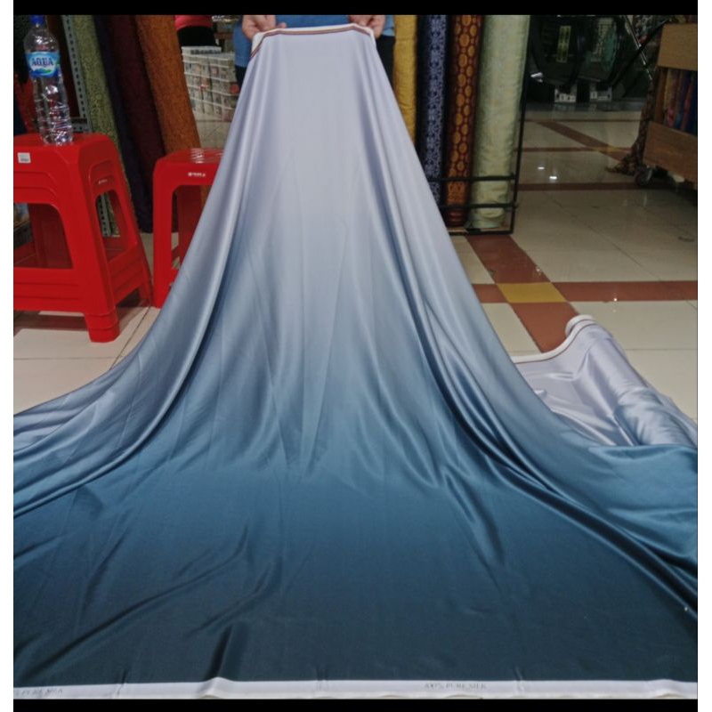 Jual Bahan kain Armani gradasi/ Armani silk | Shopee Indonesia