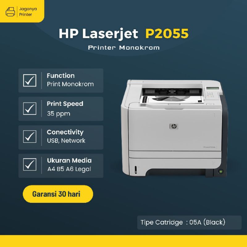 Jual Printer hp laserjet P2055 Monokrom 05A | Shopee Indonesia