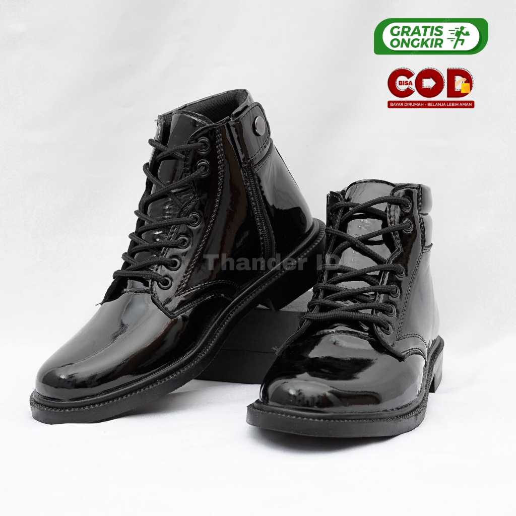 Jual Sepatu PDH DINAS TNI POLISI POLRI Satpam Security Sepatu PDH Tali ...