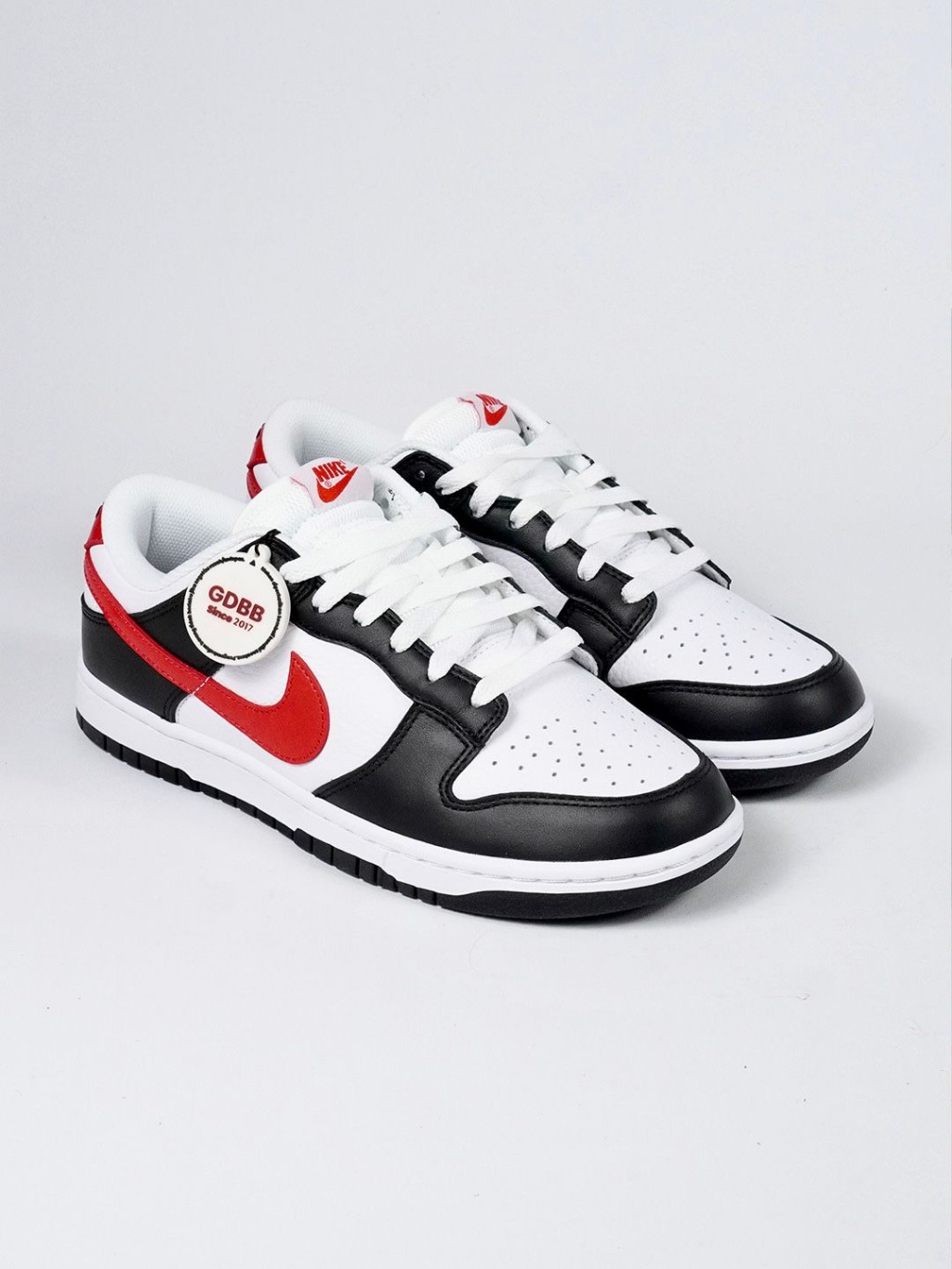 Jual Nike Dunk Retro Low Panda Red Swoosh Chile Red Black White Red ...