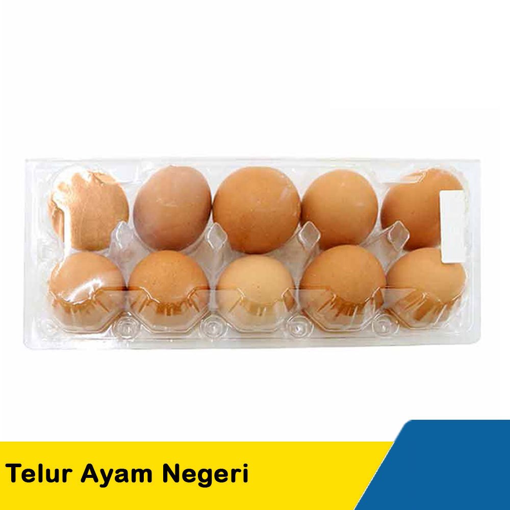 Jual Telur Ayam Negeri isi 10 ( hanya pengiriman instan ) | Shopee ...