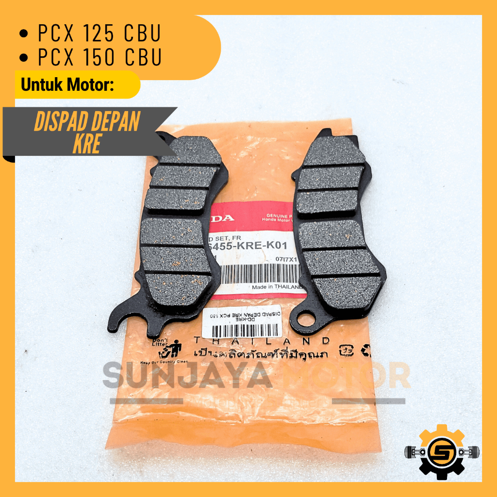 Jual Dispad Depan Original Honda K20 Kampas Rem PCX 125 Thailand PCX ...