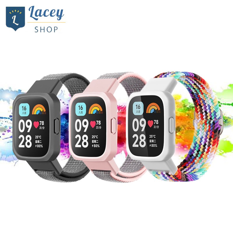 Jual Redmi Watch 1 2 Lite Gelang Olahraga Tali Nylon Strap Redmi Watch 3 Tali Nilon Velcro Band ...
