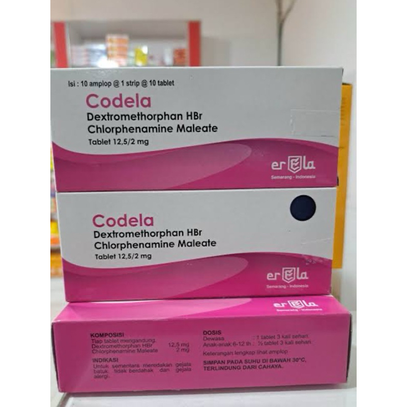 Jual CODELA ( 1 BOX = 10 STRIP = 100 TABLET ) | Shopee Indonesia