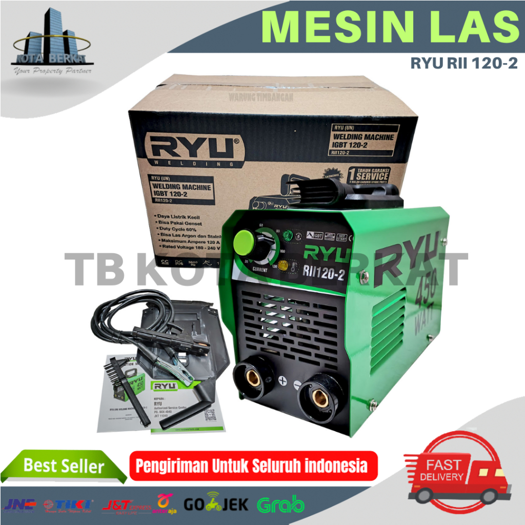 Jual MESIN LAS LISTRIK RYU RII 120-1 WELDING MACHINE RYU 120A TRAVO ...