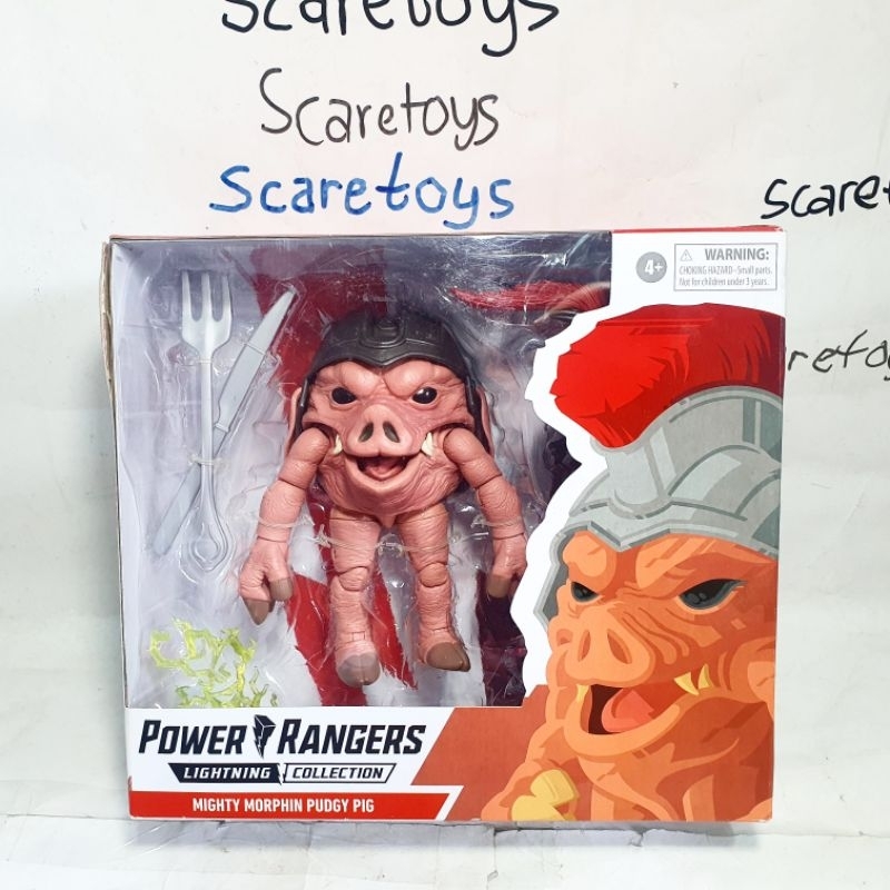 Jual Lightning Collection Power Rangers Mighty morphin pudgy pig mmpr ...