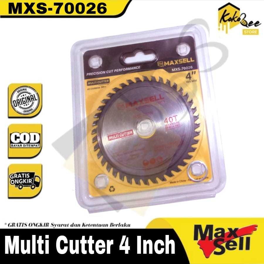 Jual Maxsell MULTI CUTTER Mata Pisau Multicutter 4 Inci x 40T MaxSell ...