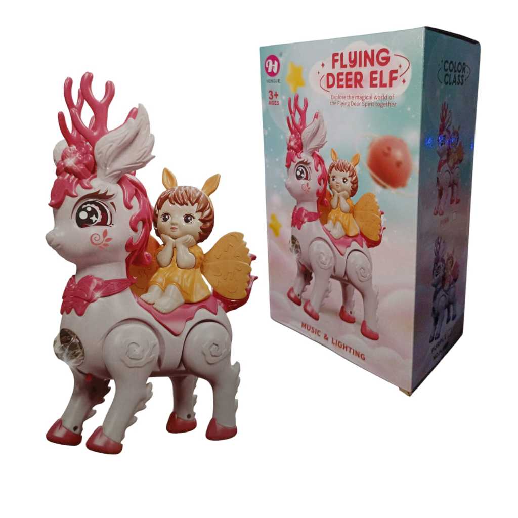 Jual PROMO MAINAN RUSA DAN PERI BISA BERJALAN ADA LAMPU DAN MUSIK KADO ...