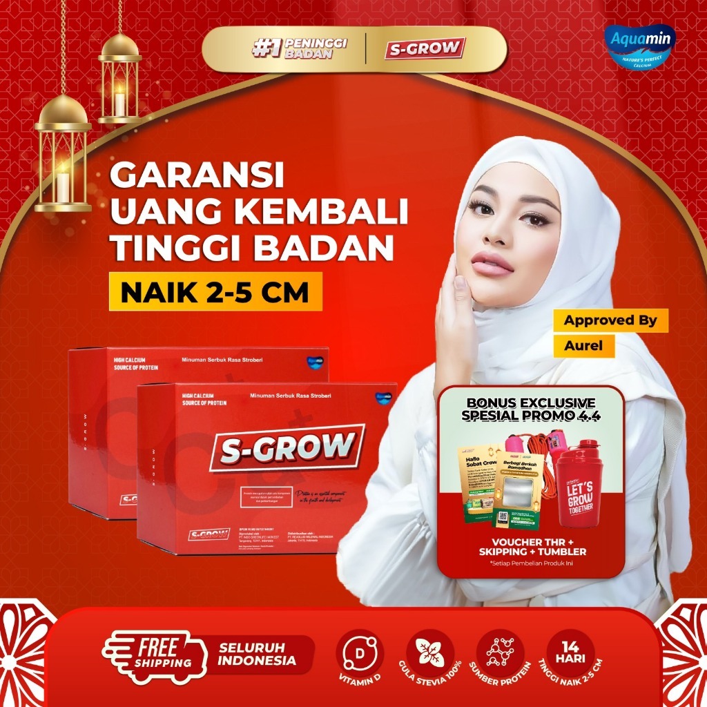 Jual S-GROW Suplemen Peninggi Badan Terbaik Untuk Remaja dan Dewasa - 2 ...