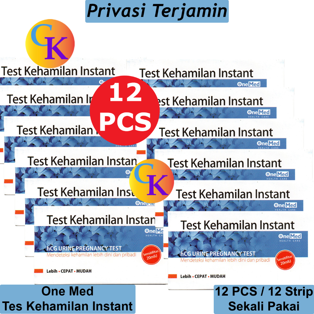 Jual 12 Pcs / 12 Strip Test Pack Tespek Testpack Tespack Tes Kehamilan ...