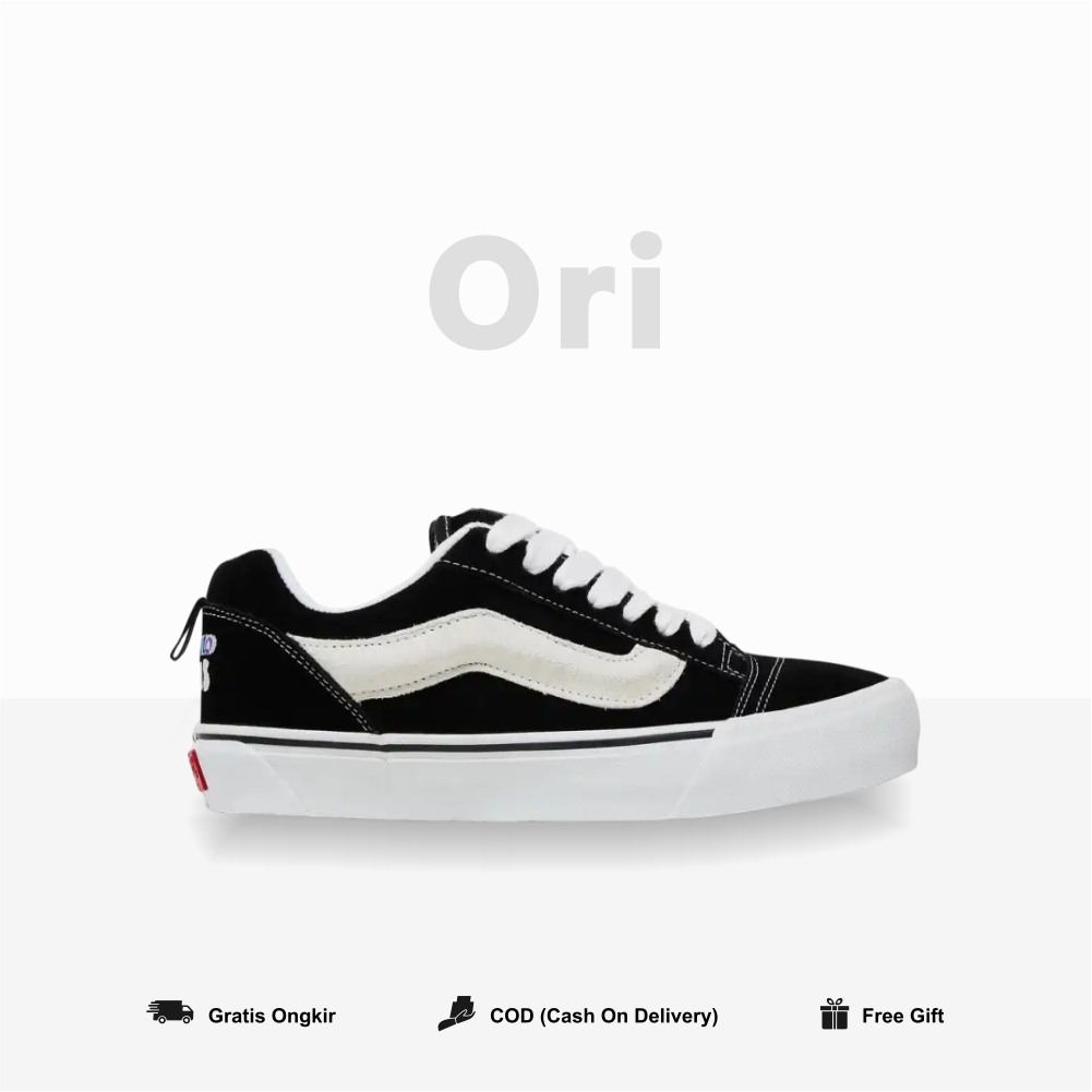 Jual Vans Knu Skool Potato Black White Original 100 BNIBWT Globat ...