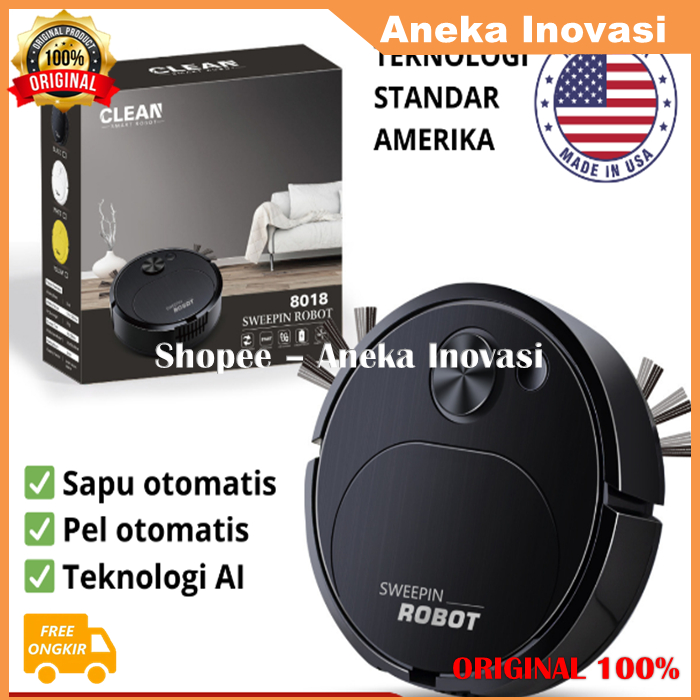 Jual Sweepin Robot 3 IN 1 Robot Vacum Cleaner Alat Pembersih Debu Dan ...