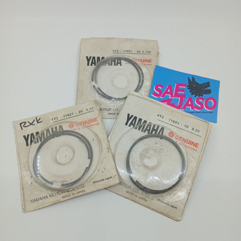 Jual ring piston yamaha rxk rx king oversize 25 50 100 4y2 japan ...
