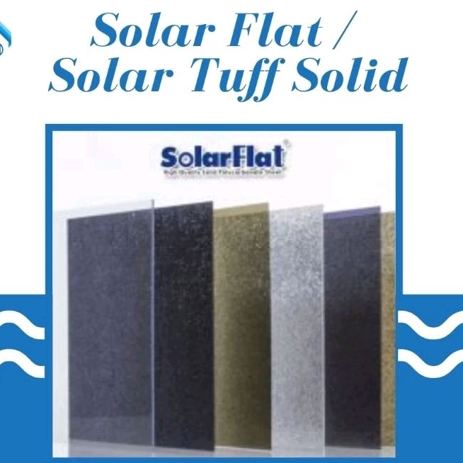 Jual Solarflat Solartuff Solid Clear Grey Brown 1,2mm | Shopee Indonesia