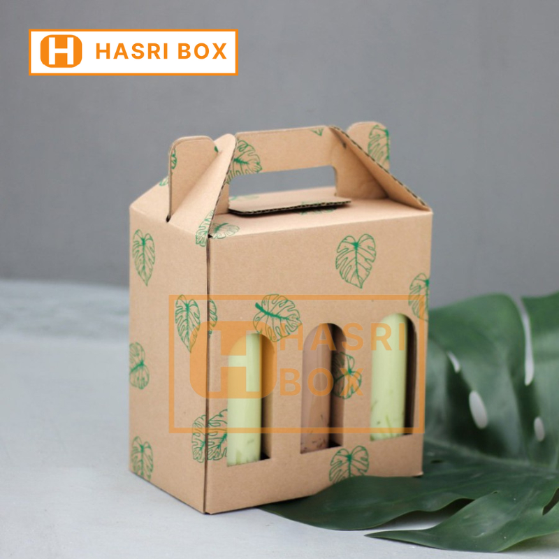 Jual (10 Pcs) Kardus Box Botol Jinjing Dus Botol Kale 250ml isi 6 Botol ...