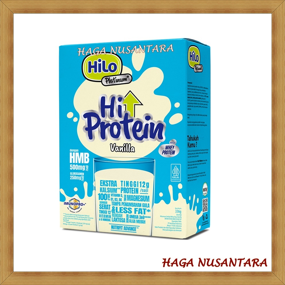 Jual Hilo Platinum Hi Protein Vanila + HMB 8 Sachet | Hilo Platinum Hi Protein Vanilla + HMB 8 ...