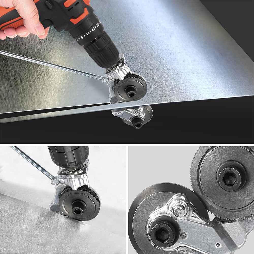 Jual Adaptor Bor Pemotong Seng - Alat Adapter Drill Plate Cutter Alat Potong Gunting Plat Besi ...