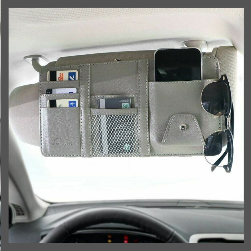 Jual Tempat Kartu Sun Visor Mobil Car Organizer | Card Holder Sunvisor ...