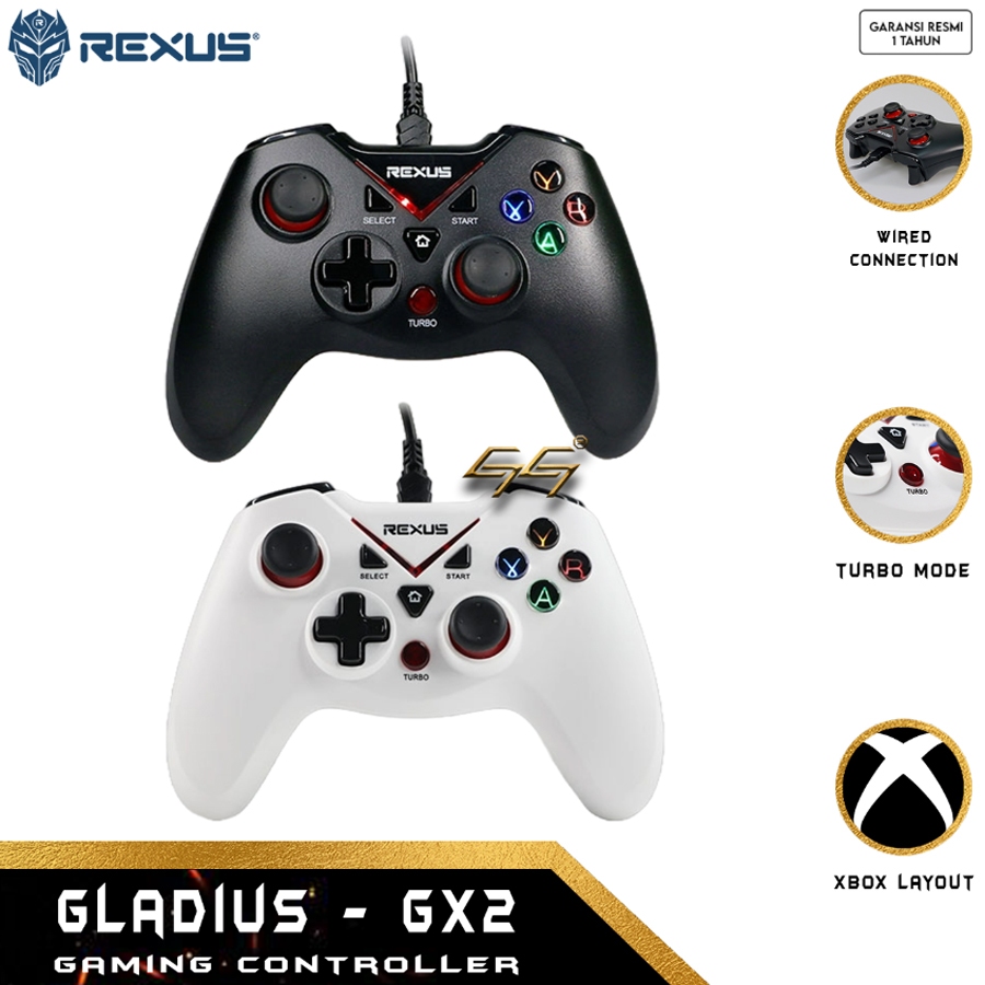 Jual Rexus Gladius GX2 GX-2 Gamepad Controller Joystick USB WINDOWS ...