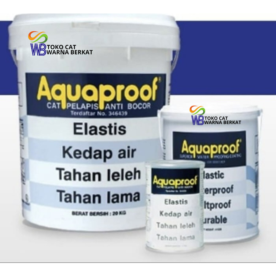 Jual Aquaproof Cat Pelapis Anti Bocor 20kg | Shopee Indonesia