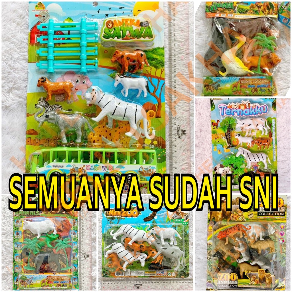 Jual (PODUK BER-SNI) MAINAN TERNAKKU & MINI ZOO SAPI KERBAU KUDA ZEBRA ...