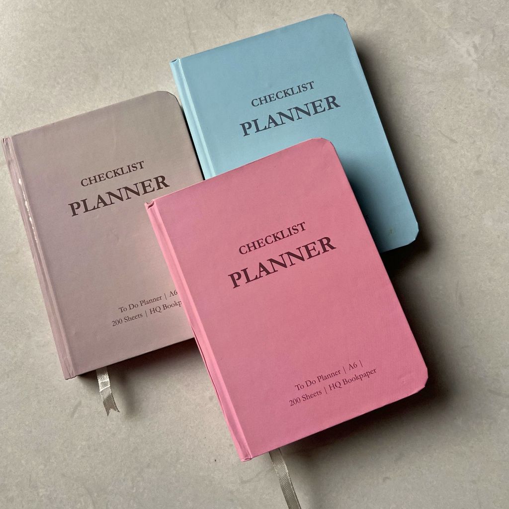Jual Checklist Planner Book Hardcover To Do List Notes Buku Memo by ...