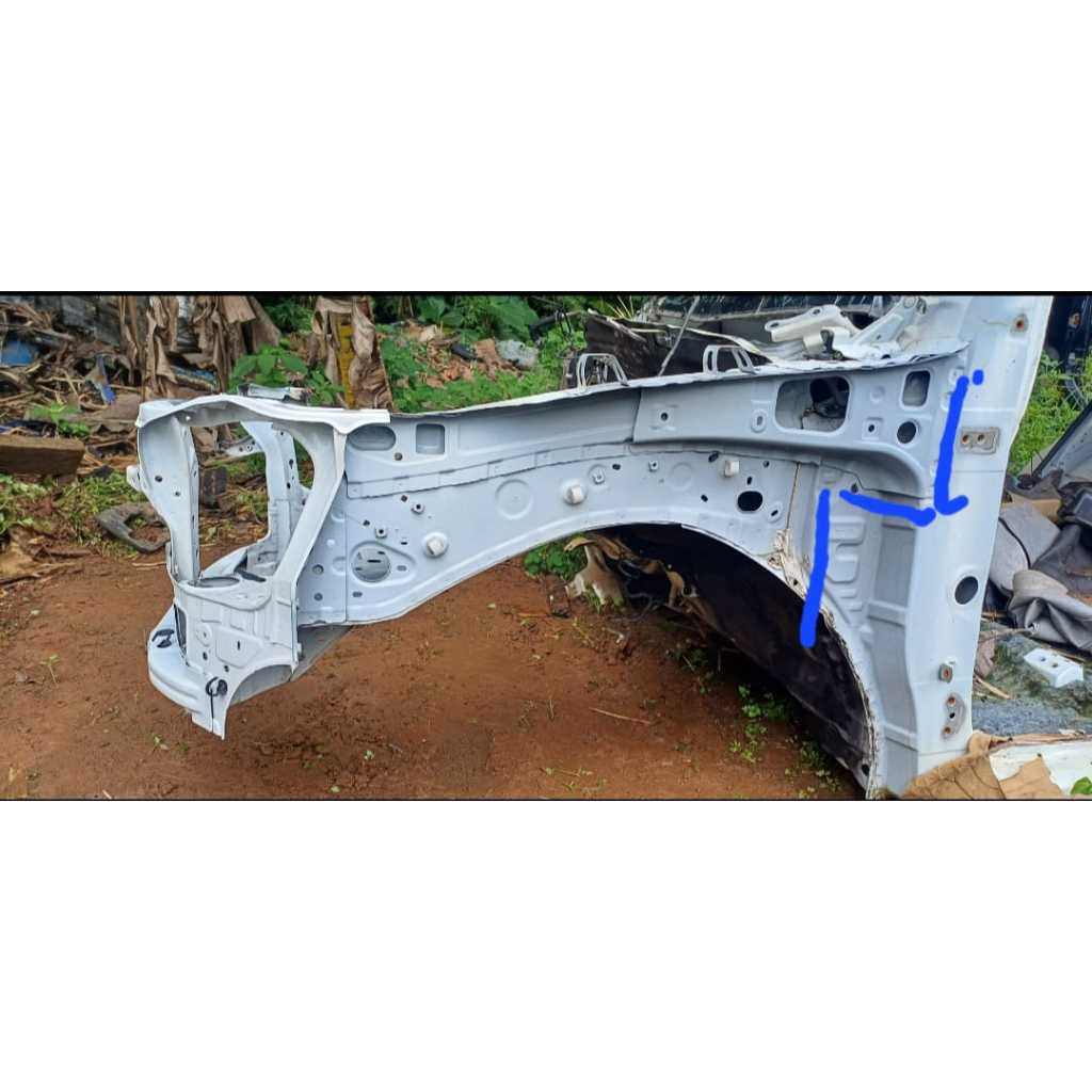 Jual Panel Body Apron Depan Kiri Fortuner VRZ Ori Copotan | Shopee ...